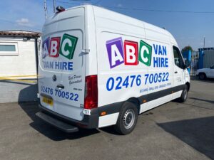 Long Wheelbase Van Hire Coventry